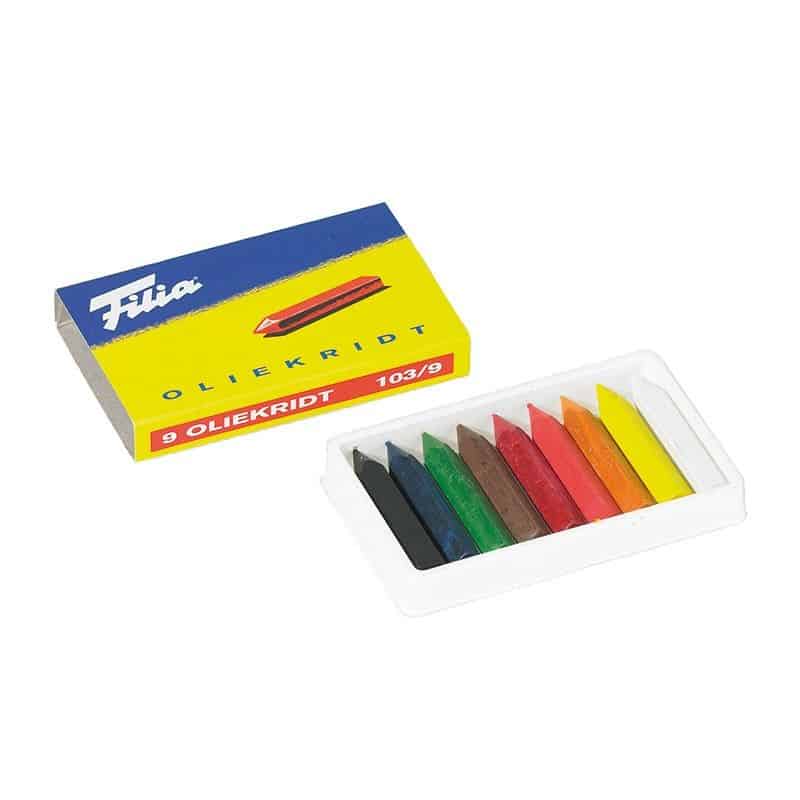 Filia Oil Crayons Assortment of 9 | Eco-friendly Art Supplies for Kids ...