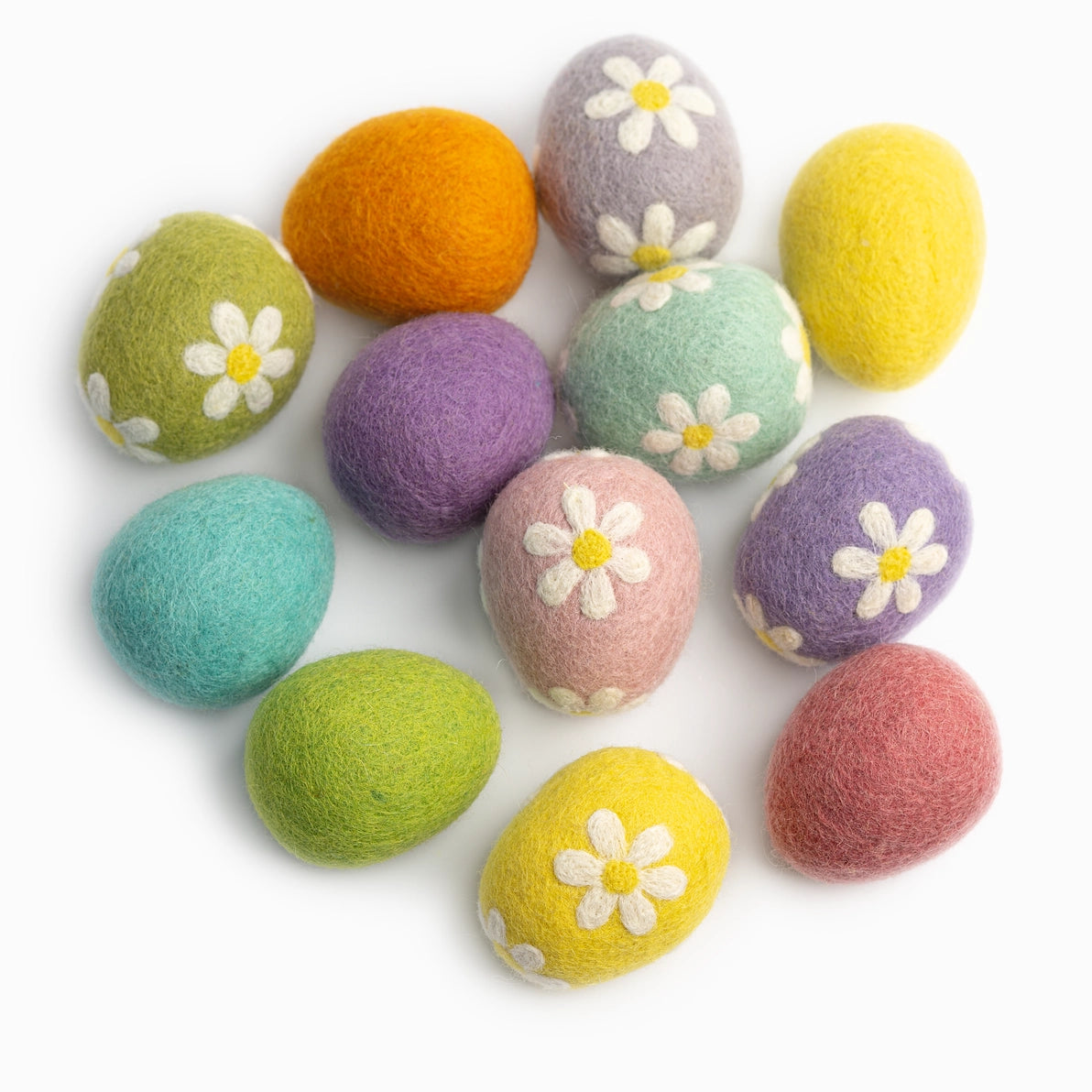 Handmade Felted Vibrant Easter Eggs | Sustainable Fair Trade Toys ...