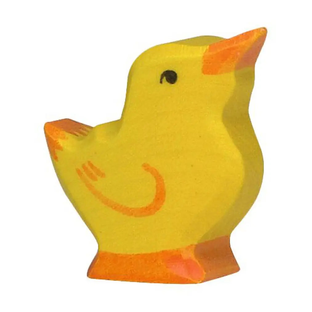 Holztiger Hand-carved Wooden Chick Figure | Sustainable Heirloom Toys ...