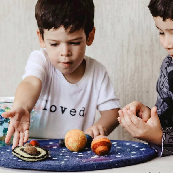 Handmade Solar System Playmat | Waldorf | Montessori Educational Toys ...