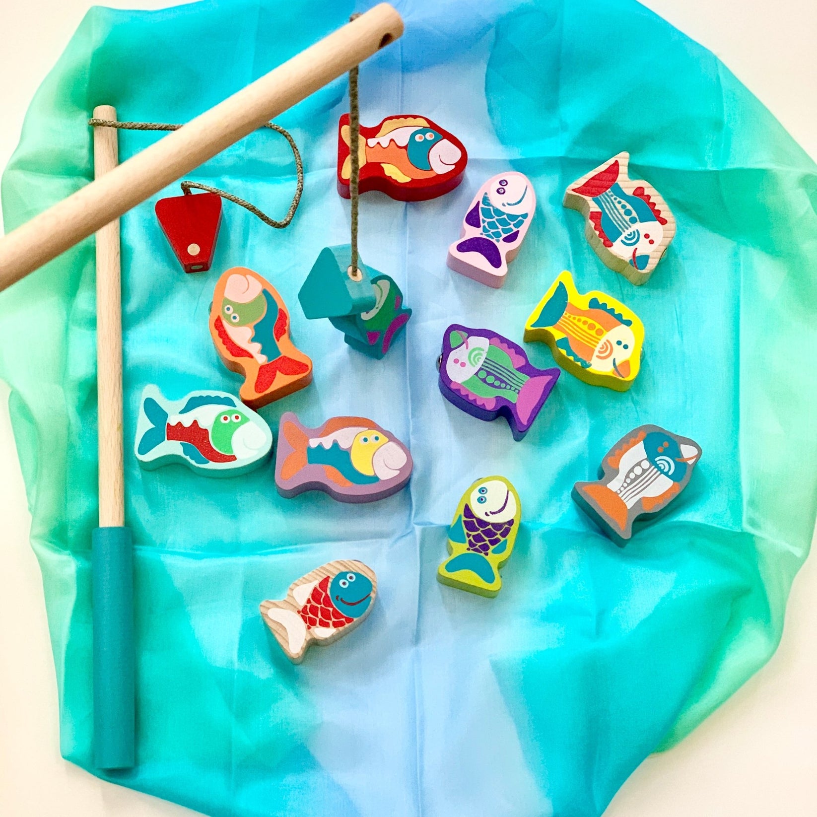 Montessori Eco-friendly Wooden Fishing Game | Made in Ukraine – Tree ...
